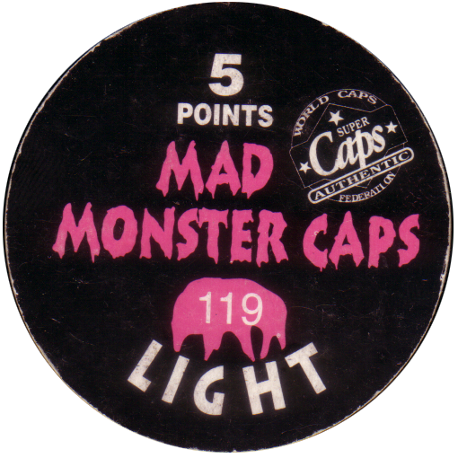 World Caps Federation > Mad Monster Caps > 114-123 Light